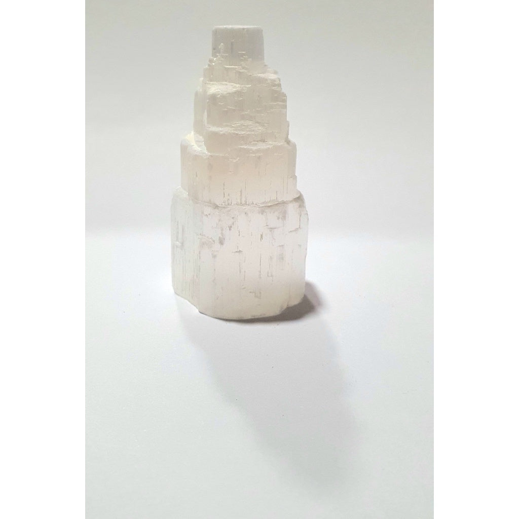 Satin Spar Crystal Charger towers – Gems & stones ph